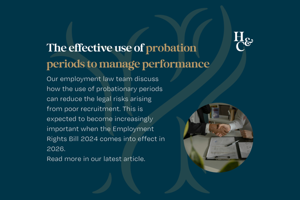 Probation & Performance Management - Hunt & Coombs Solicitors